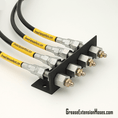 Mounting Rail for Grease Fitting Relocation Hoses