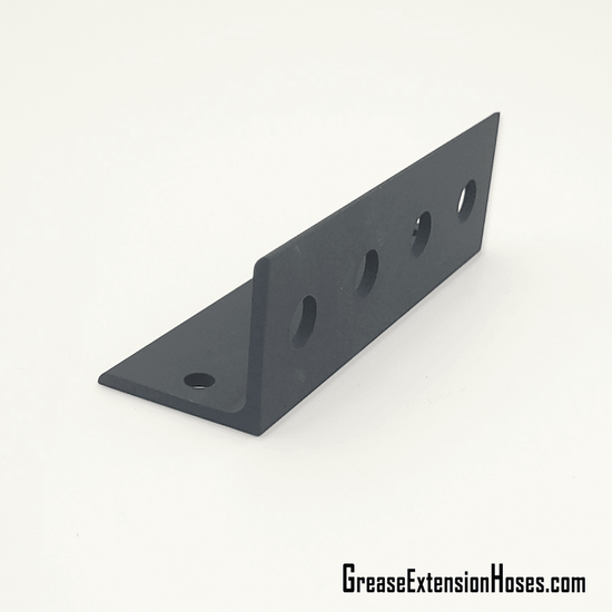 Mounting Rail for Grease Fitting Relocation Hoses